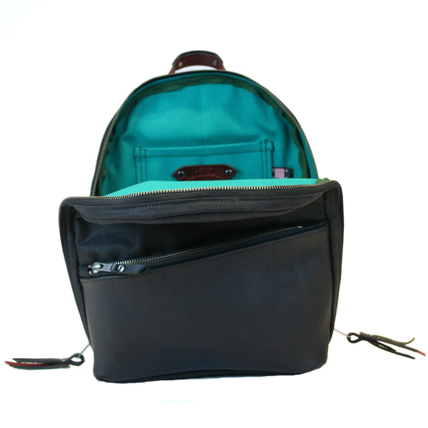 Mini Backpack | Waxed Canvas & Leather – atomicfreedom