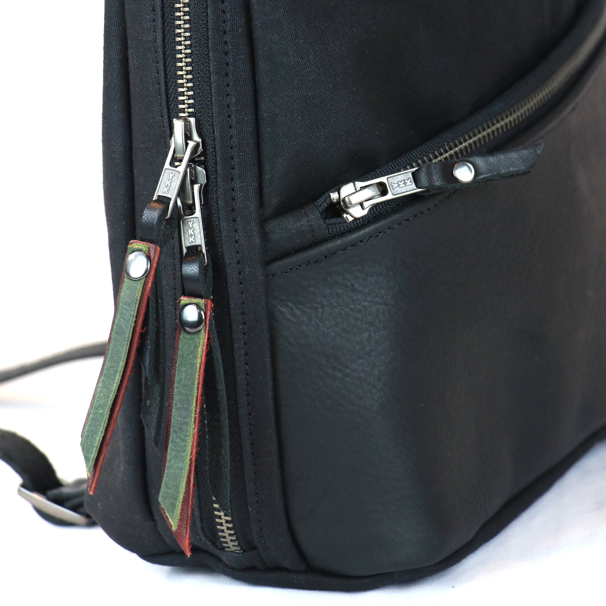 Mini Backpack | Waxed Canvas & Leather – atomicfreedom